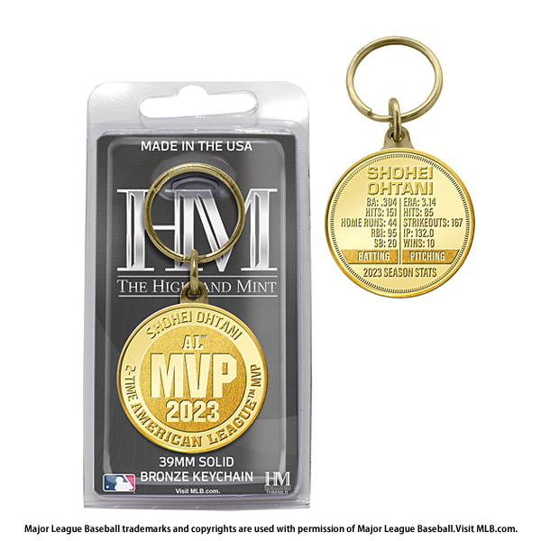 エンジェルス 大谷翔平選手 2023 AL MVP受賞記念コインキーチェーン: 野球｜【公式】J SPORTSオンラインショップ｜サイクル・野球・サッカー・ラグビーなど、スポーツグッズ通販